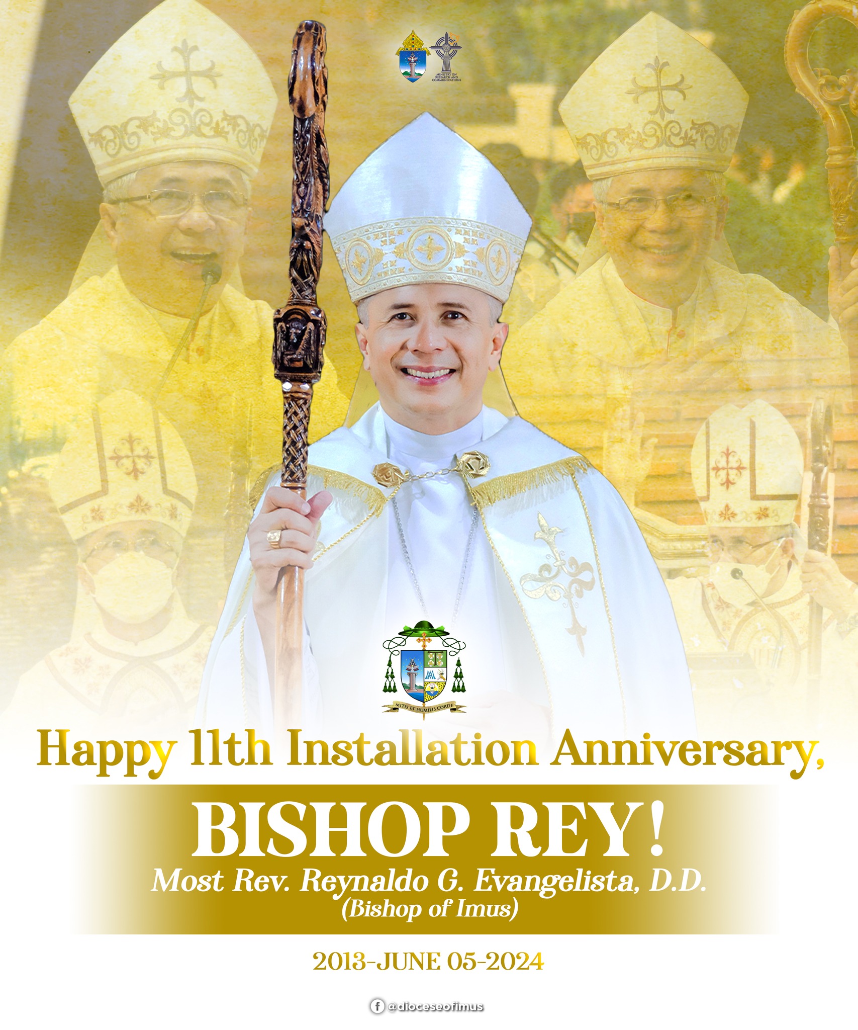 Diocese of Imus - Happy 11th Installation Anniversary, Your Excellency ...